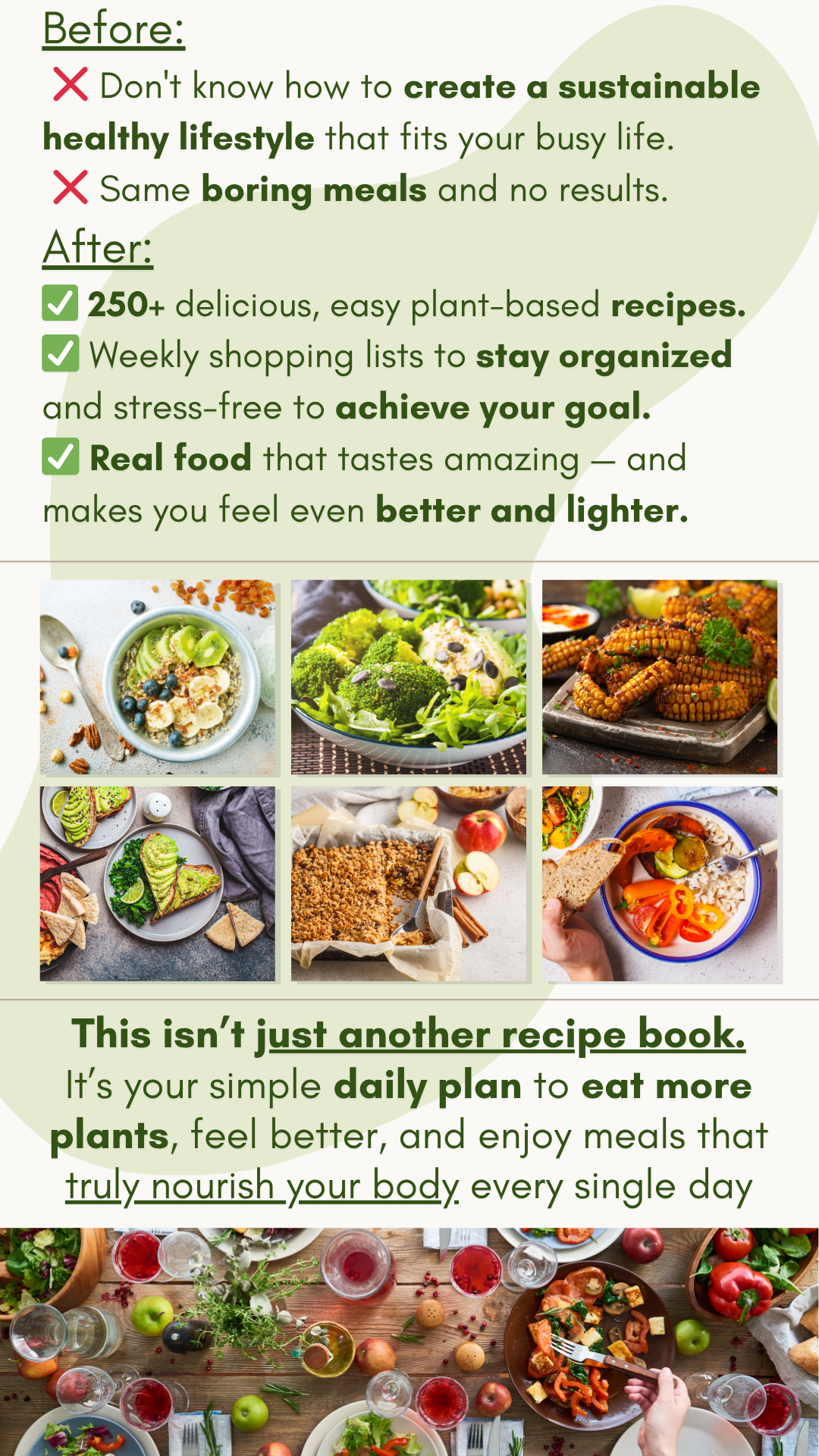 Plant Based Vegan Recipes Cookbook for real life 250+ Plant-Based ...